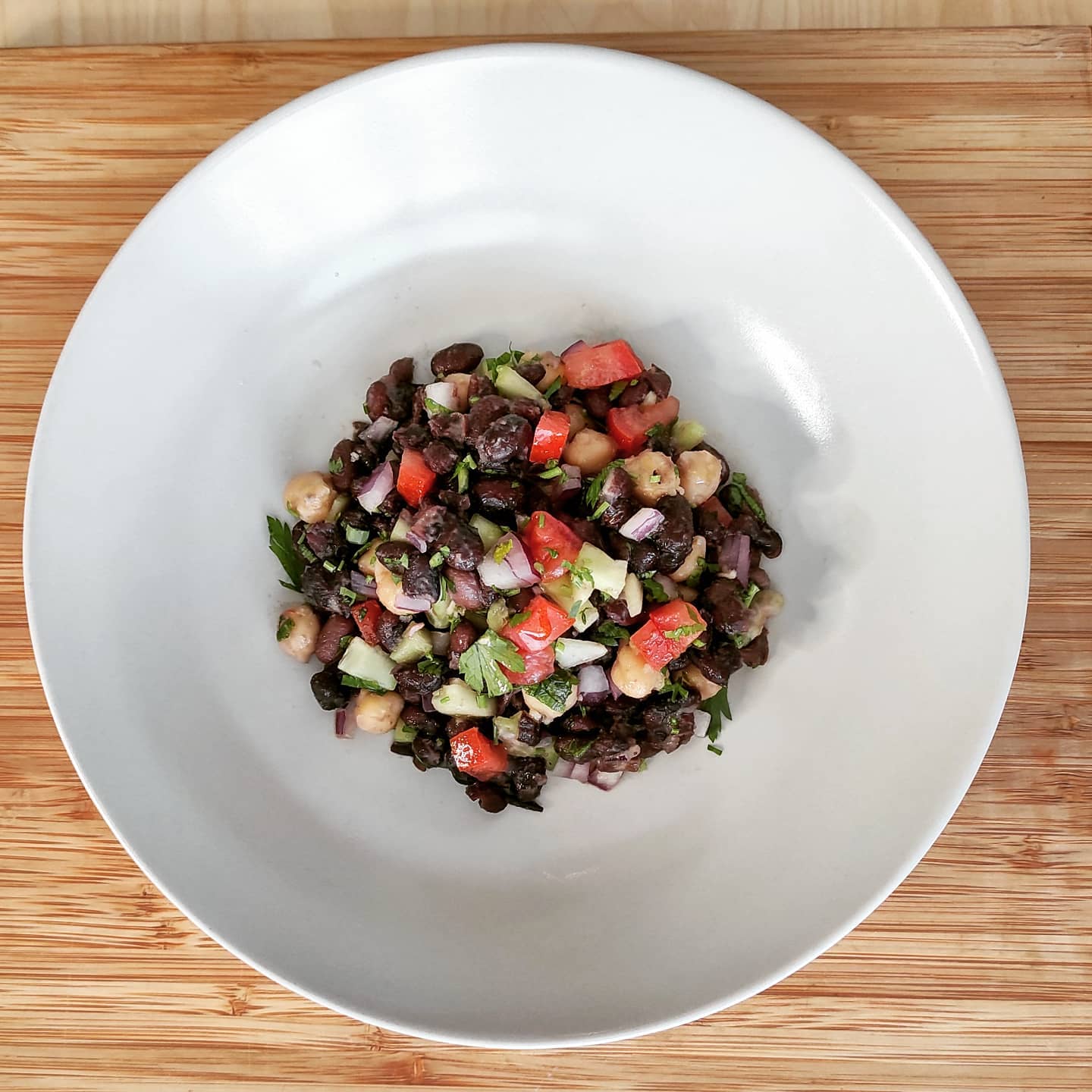 Receta para hacer ensalada de frijoles negros casera